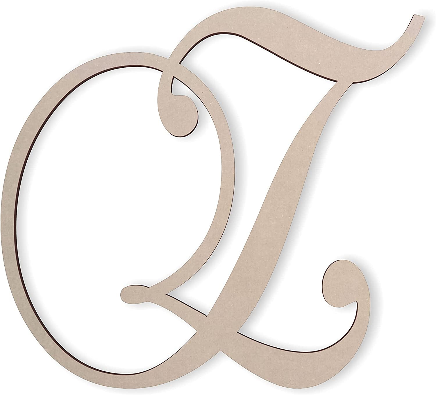 Wooden Letter Z, Wooden Wall Hanging, Large Wooden Letters, Cursive ...