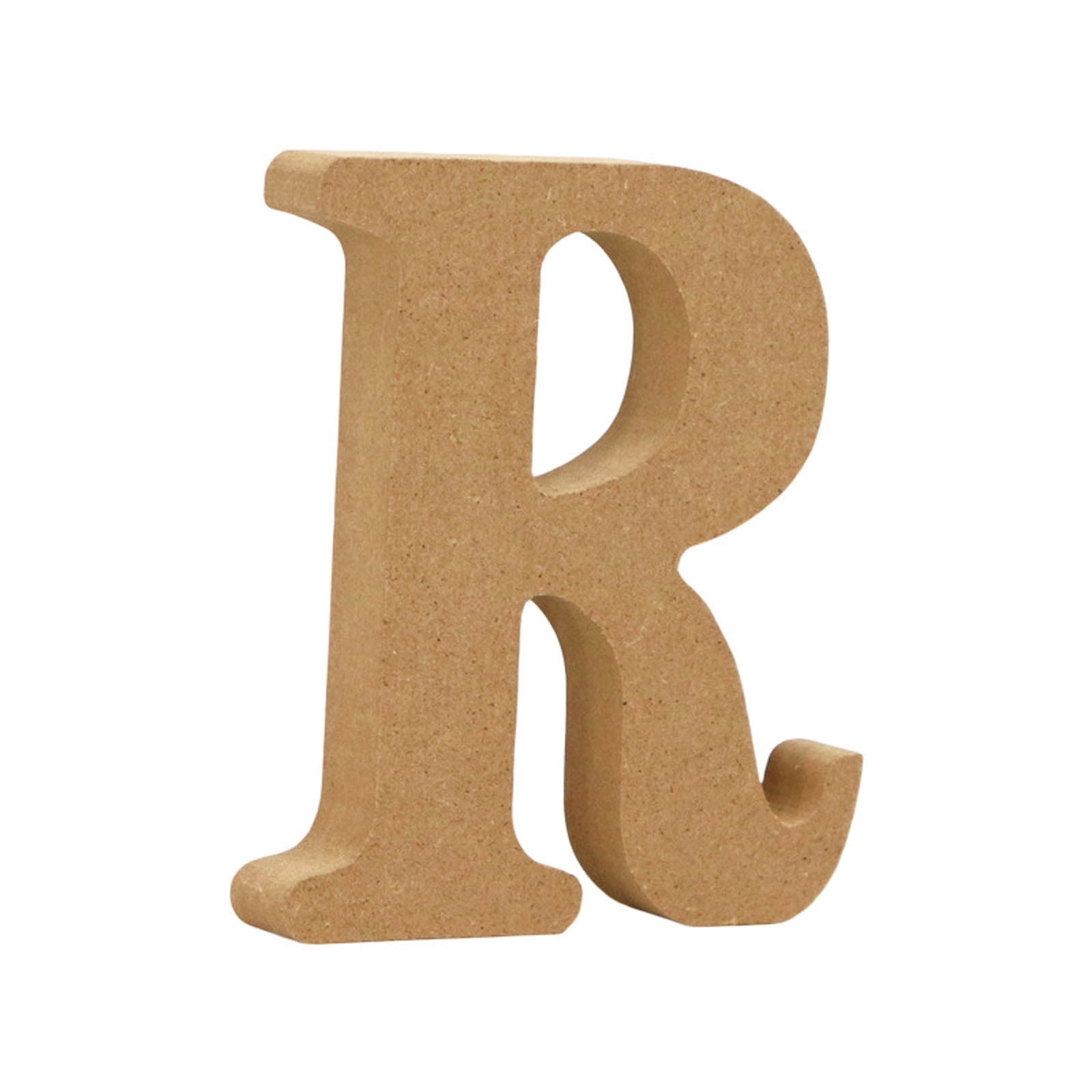 Wooden Letters 3.94 Inch, Big Wooden Letter R Shapes Cutouts Blank ...