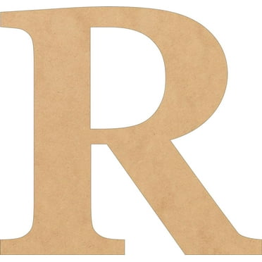 156Pcs Small Wooden Craft alphabet and letters Wood Cutouts with ...