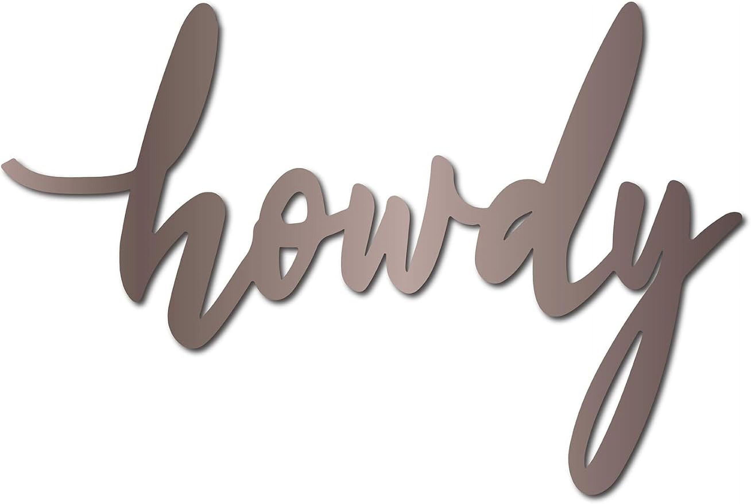 Wooden Letters Cutout Signs Laser Cut Wood Sign Howdy Wooden DIY Crafts ...