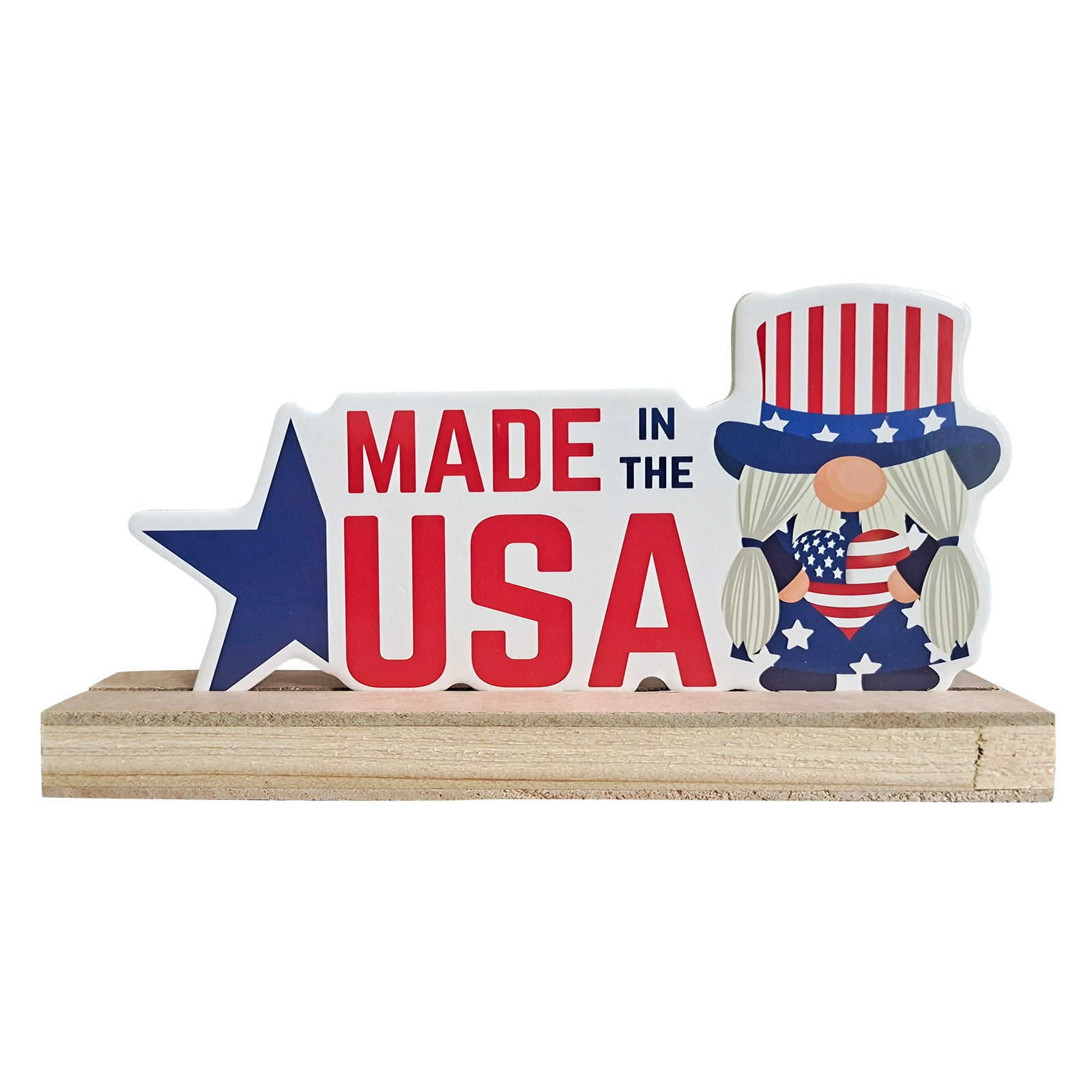 Wooden Letters Tiered Tray Decor 4th of July Table Sign Memorial Day ...