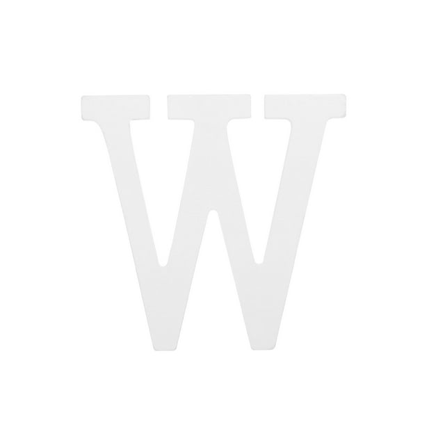 Wooden Letters W 4.3 Inch Wooden Alphabet Letters Decoration for DIY ...