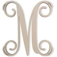 Wooden Letters by ica Cursive Wood Letter for Wall Decor Various Sizes ...