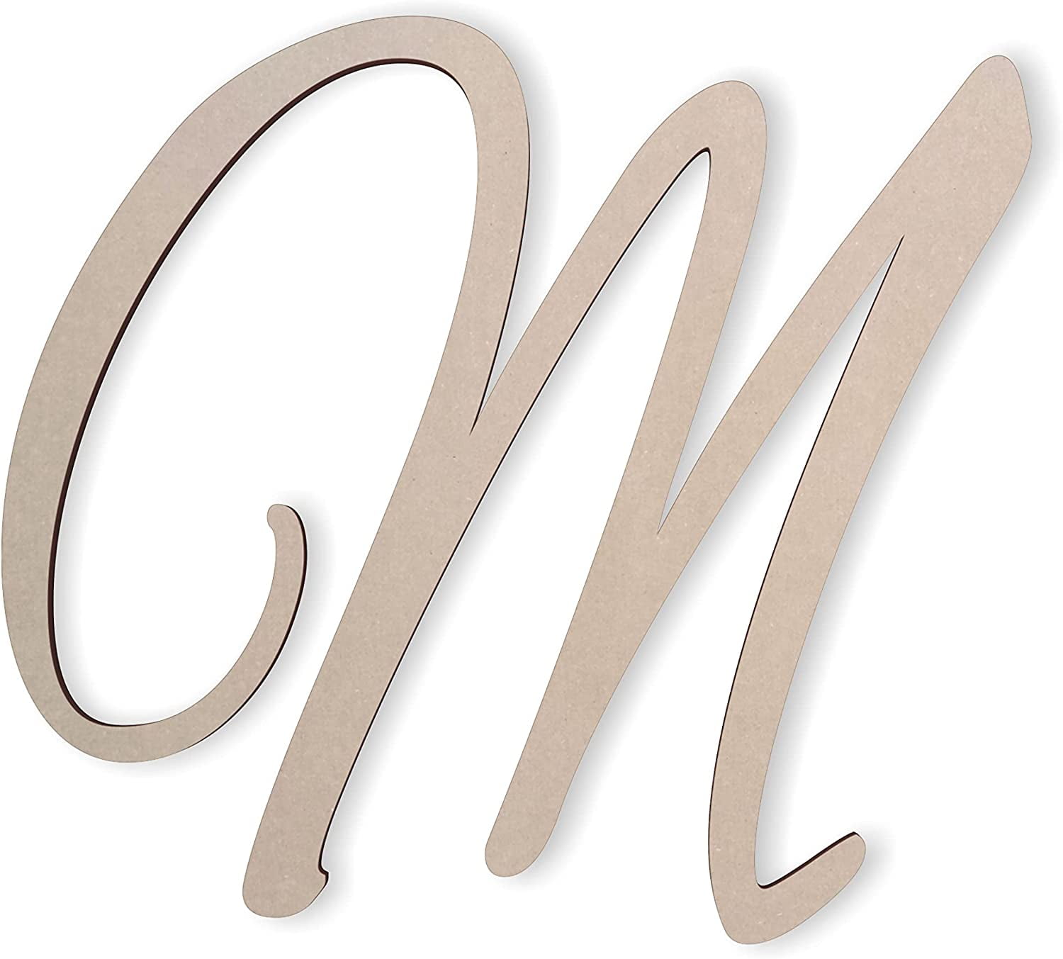 Wooden Letters by ica Cursive Wood Letter for Wall Decor Various Sizes ...