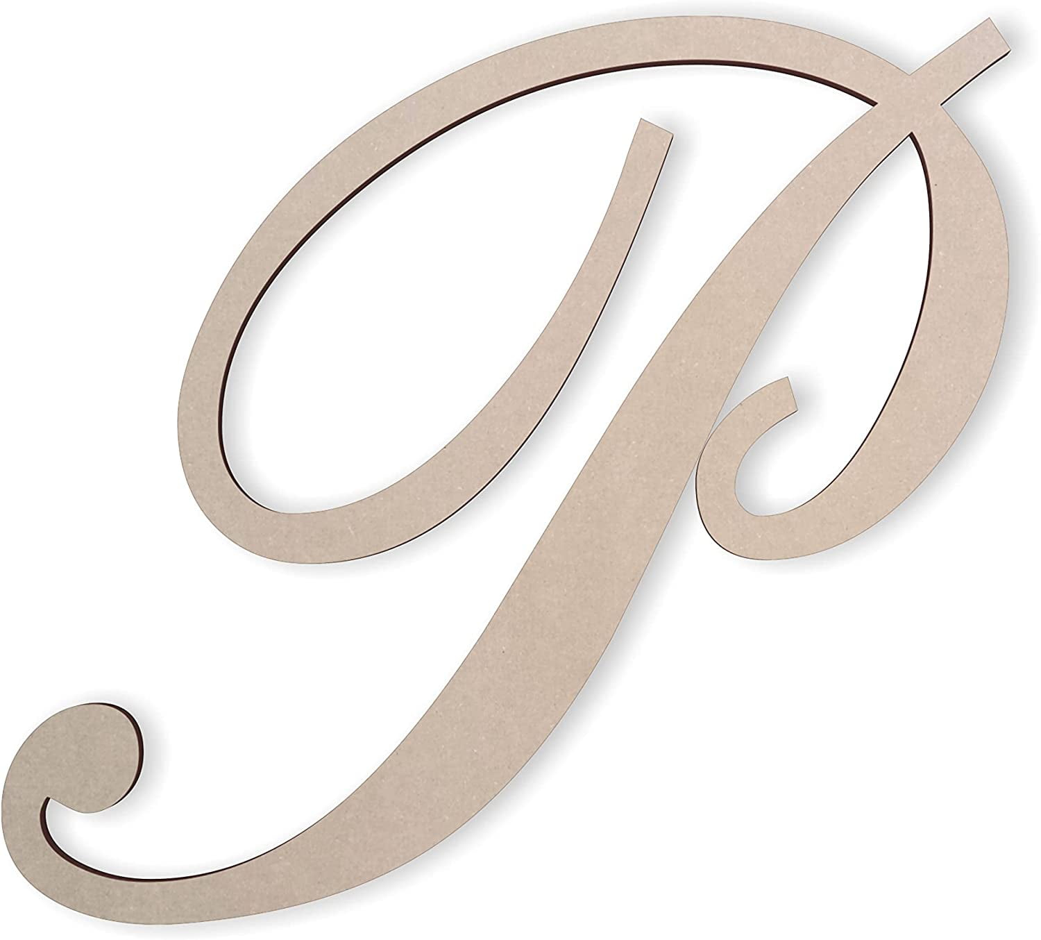 Wooden Letters by ica Cursive Wood Letter for Wall Various Sizes ...