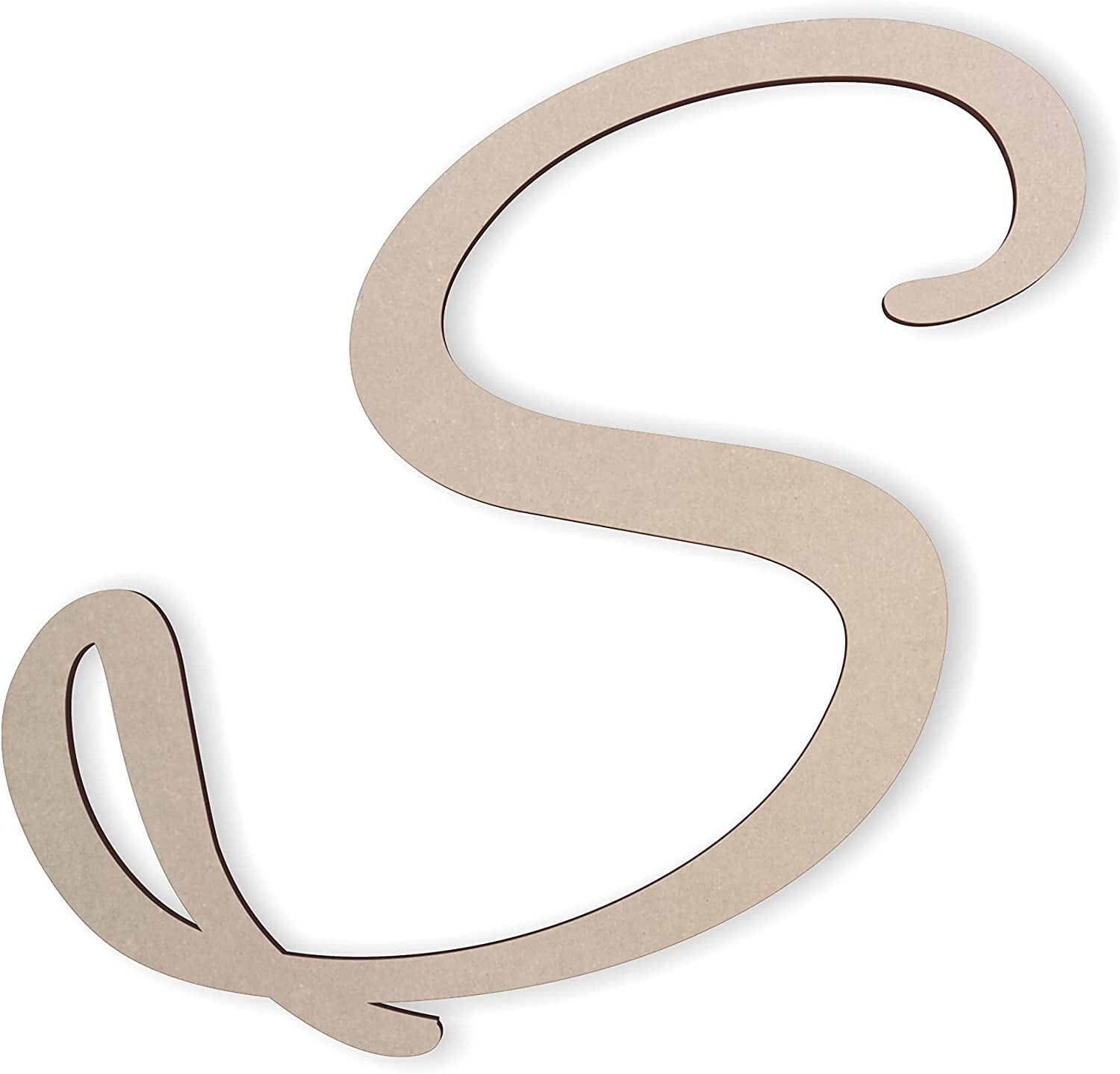 Wooden Letters by ica Cursive Wood Letter for Wall Various Sizes ...