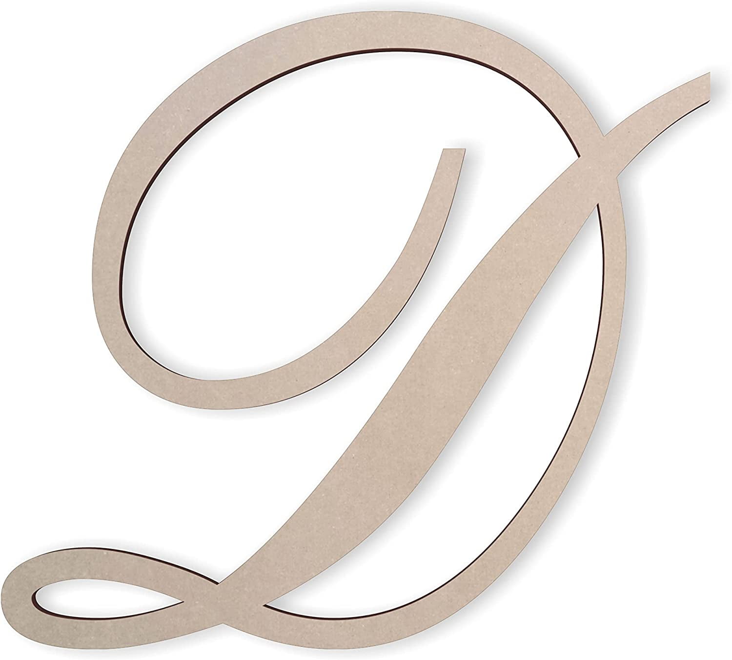 Wooden Letters by ica Cursive Wood Letter for Wall Various Sizes ...