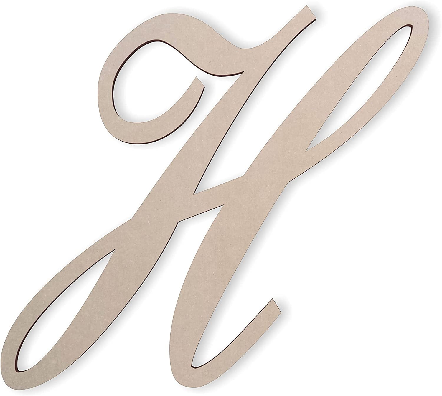 Wooden Letters by ica Cursive Wood Letter for Wall Various Sizes ...