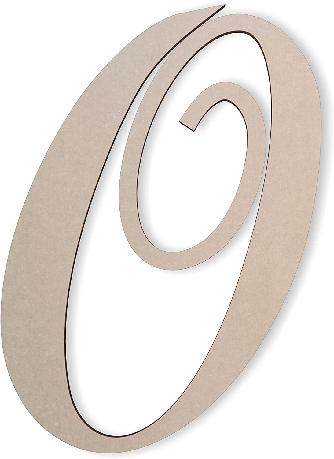 Wooden Letters by ica Cursive Wood Letter for Wall Various Sizes ...