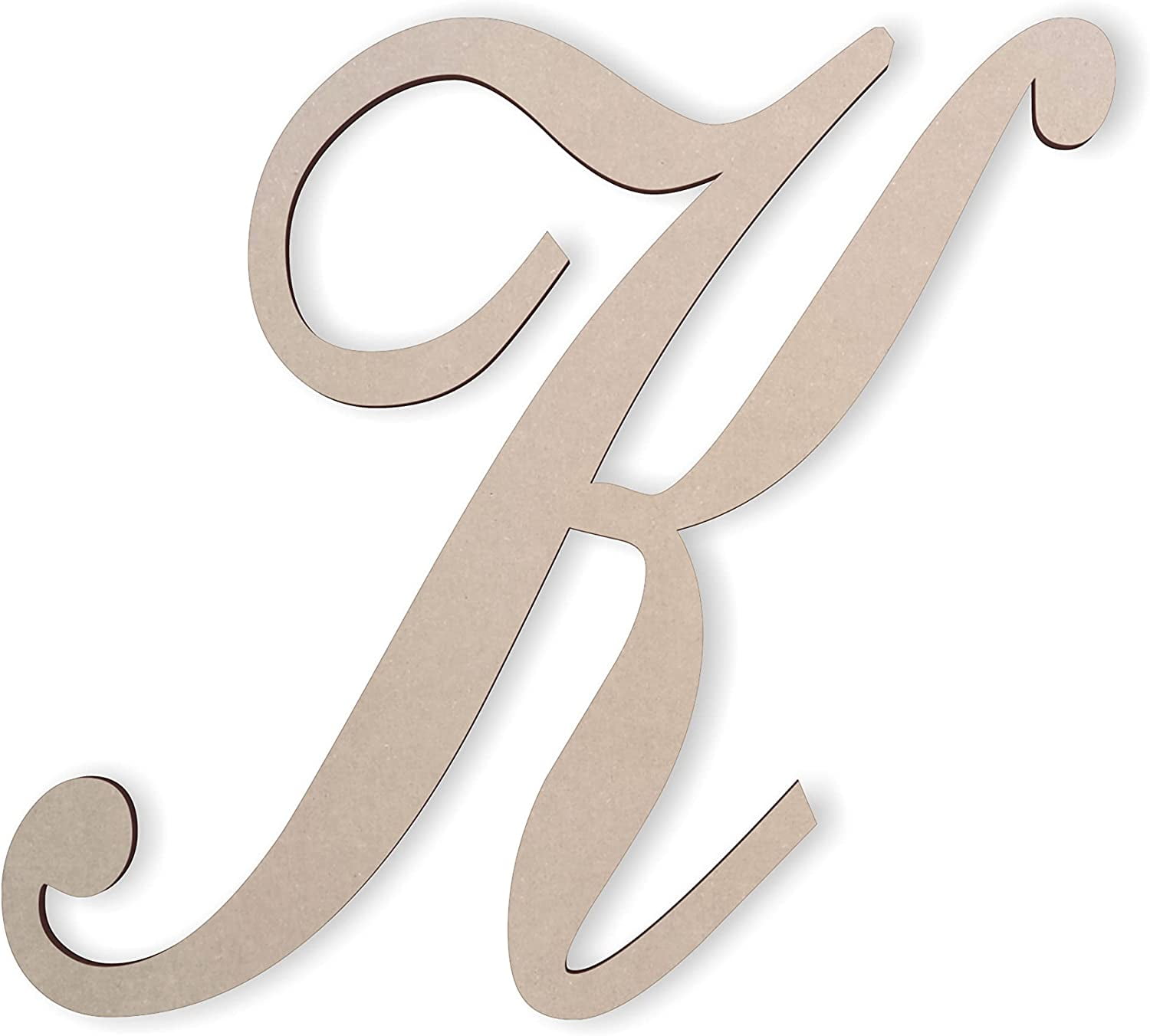 Wooden Letters by ica Cursive Wood Letter for Wall Various Sizes ...