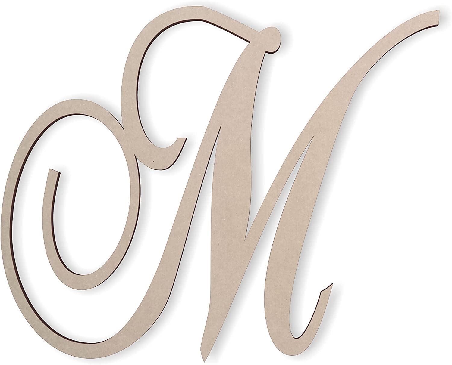 Wooden Letters by ica Cursive Wood Letter for Wall Various Sizes ...