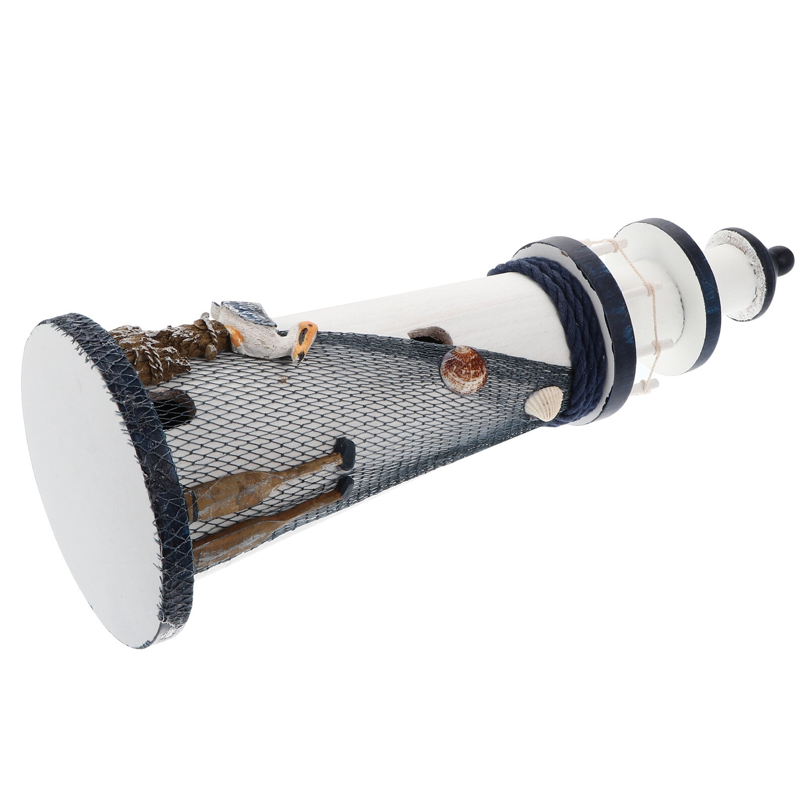 STRANDCHIC Lighthouse Shape Timber Photo Props Mediterranean Style ...