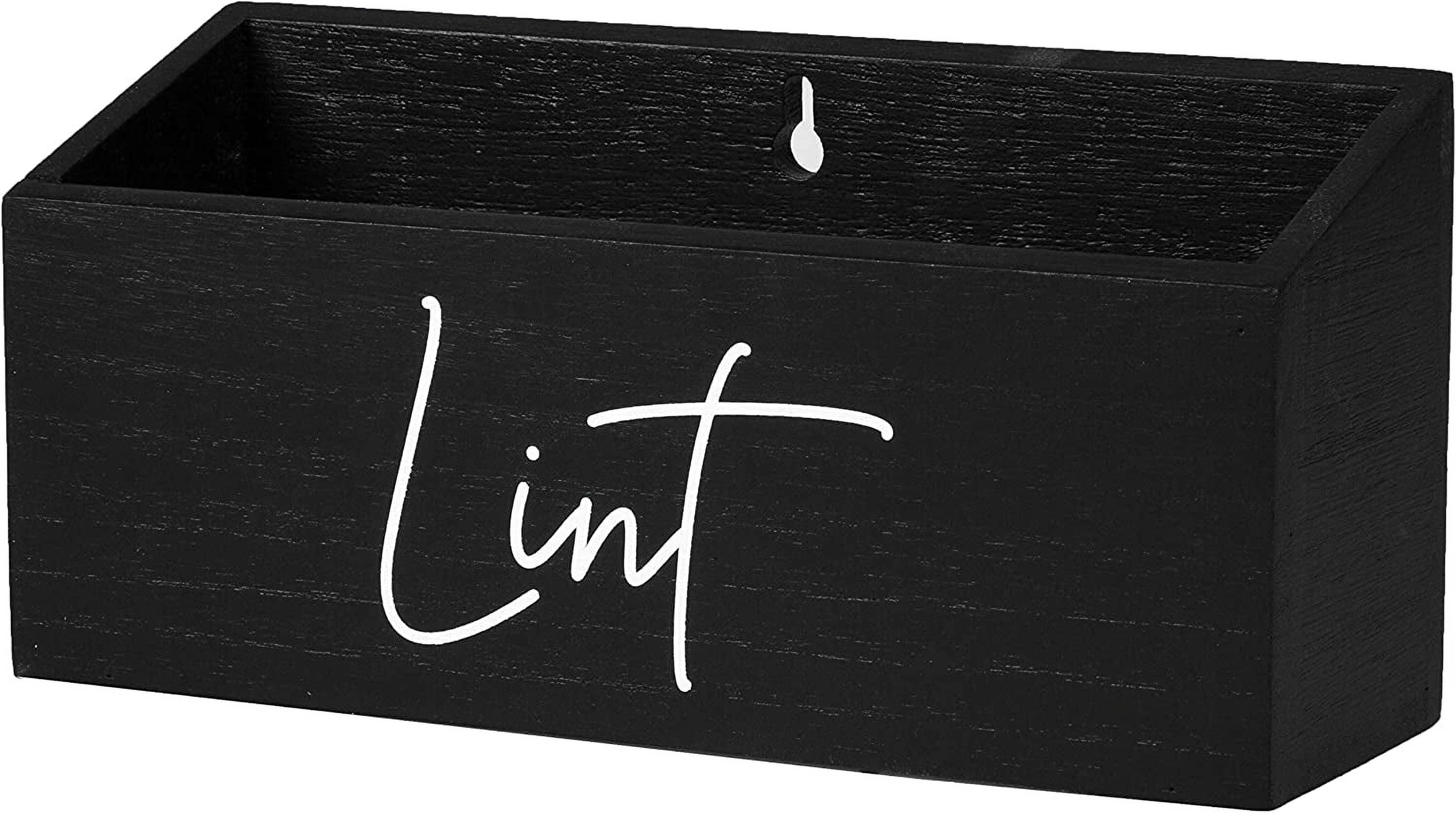 Wooden Lint Bin For Laundry Room, Lint Holder Bin For Laundry Room ...