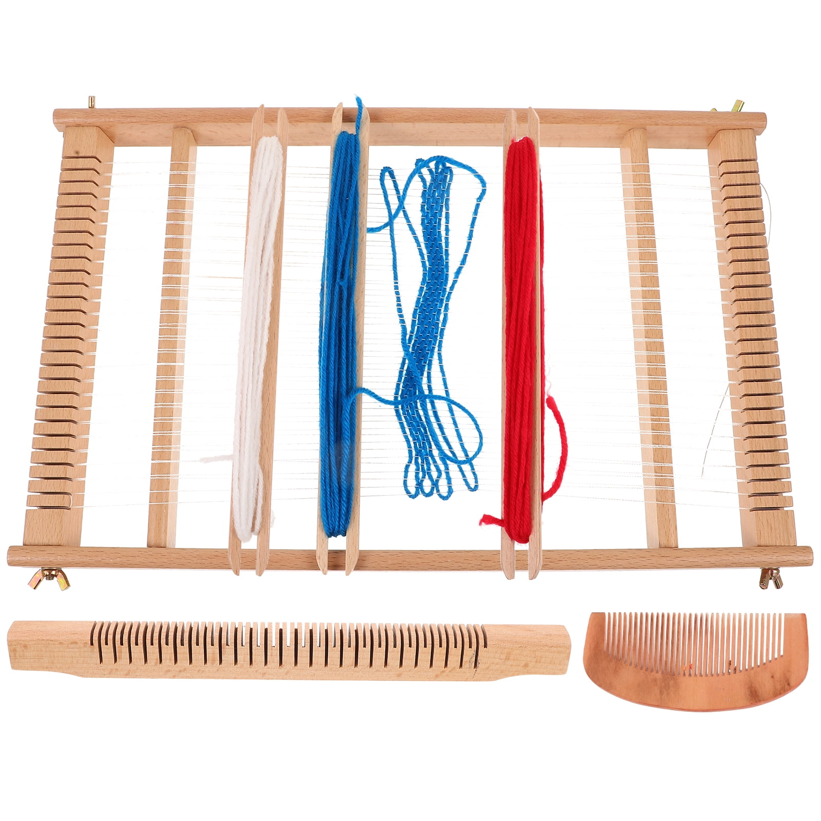 Wooden Loom Kids Toy Weaving Loom Frame Creative Loom Frame DIY Weaving ...