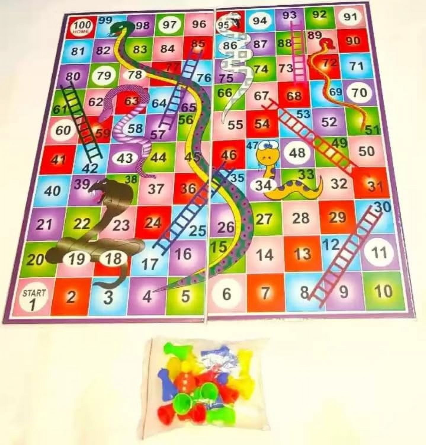 Wooden Ludo & Snakes Ladders Combo, 1 Set With Dice And Coins, Adult Pack Pack Of 1 - Walmart.com