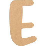 Wood MDF Letter (J) Blank Wood Craft, 5'' Tall Paintable DIY, Script ...