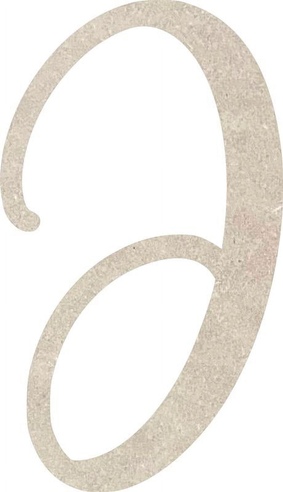 Wooden MDF Letter J Craft, Paintable 22'' Tall Paintable, DIY Cailyn ...