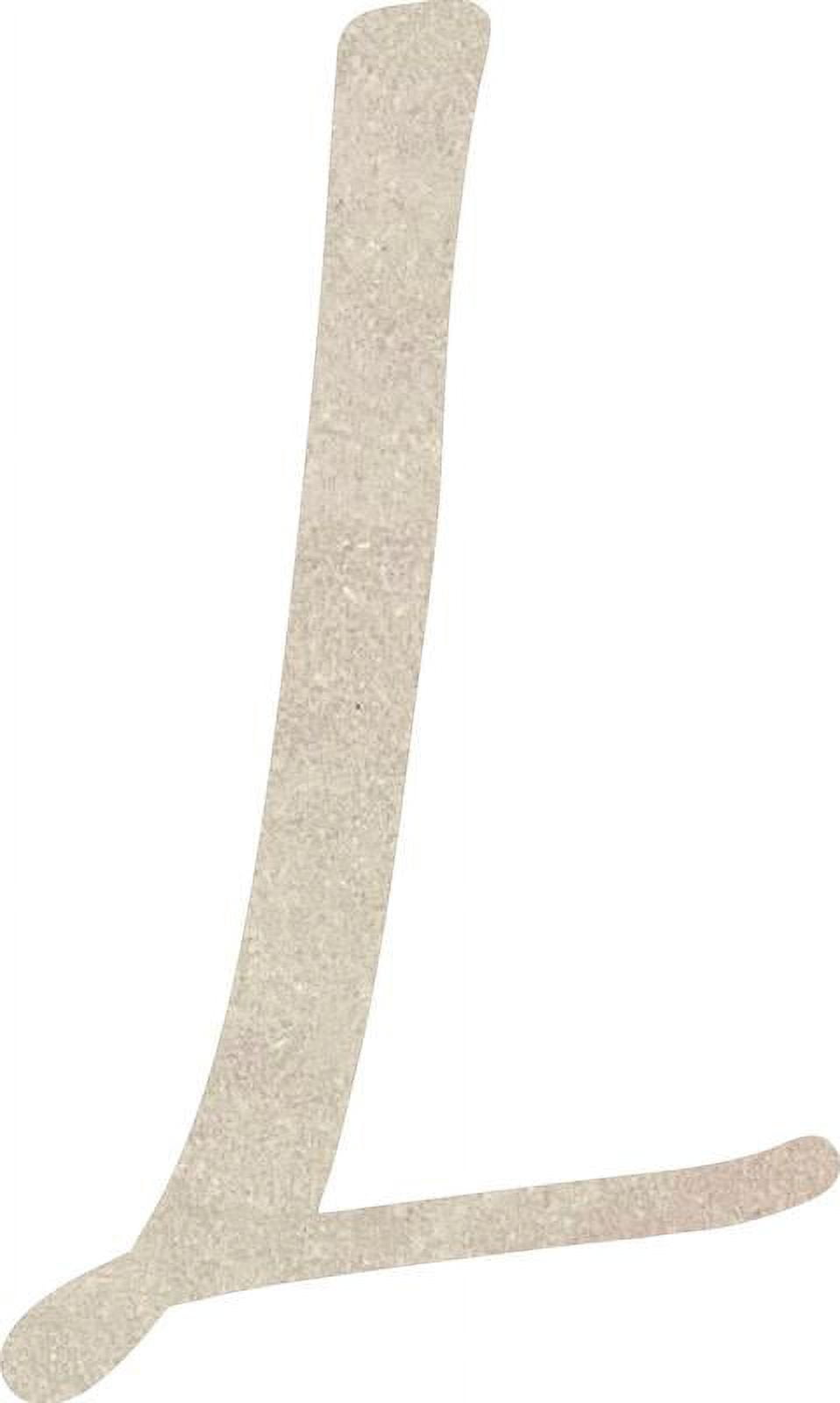 Wooden MDF Letter L Craft, Paintable 2'' Tall Paintable, DIY Cailyn ...