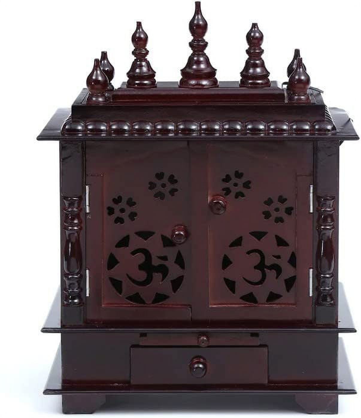 Wooden MDF Temple For Home And Office/Wall Hanging Temple/ Pooja Mandir ...