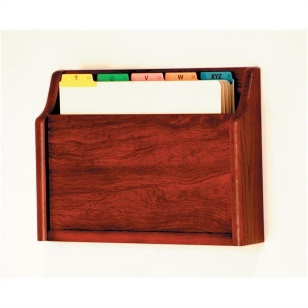 Wooden Mallet 1 Pocket File Holder in Mahogany - Walmart.com
