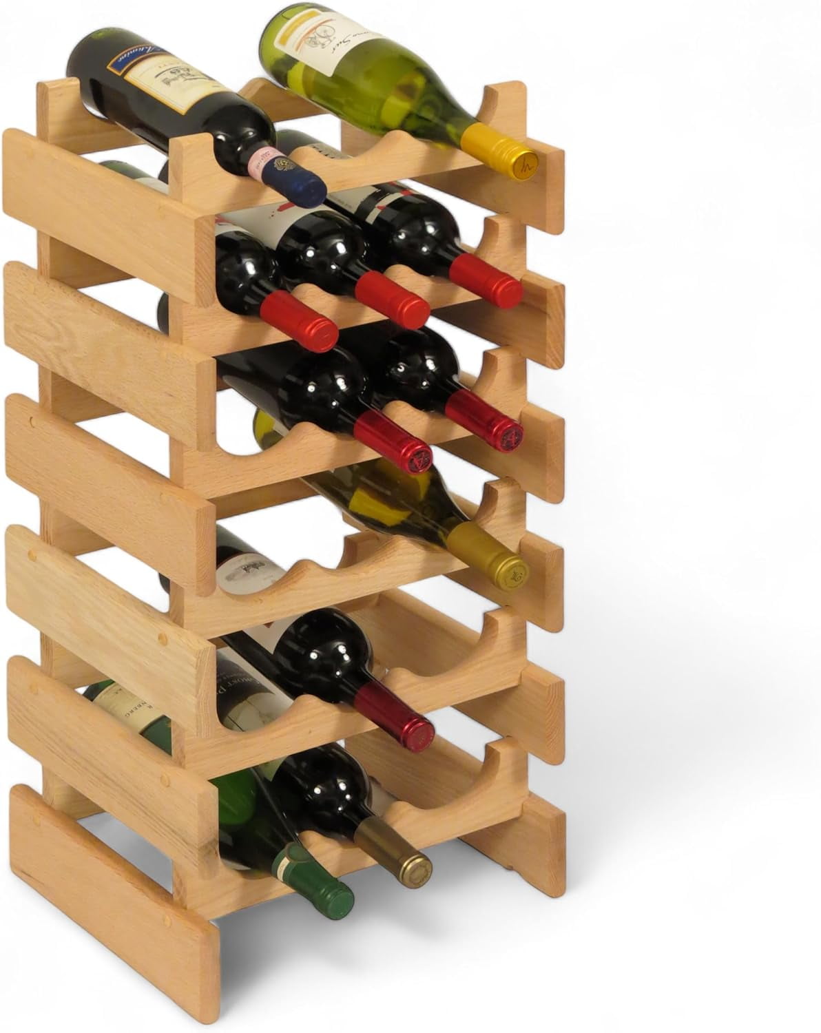 Wooden Mallet 20 Bottle Dakota Wine Rack, Medium Oak - Walmart.com