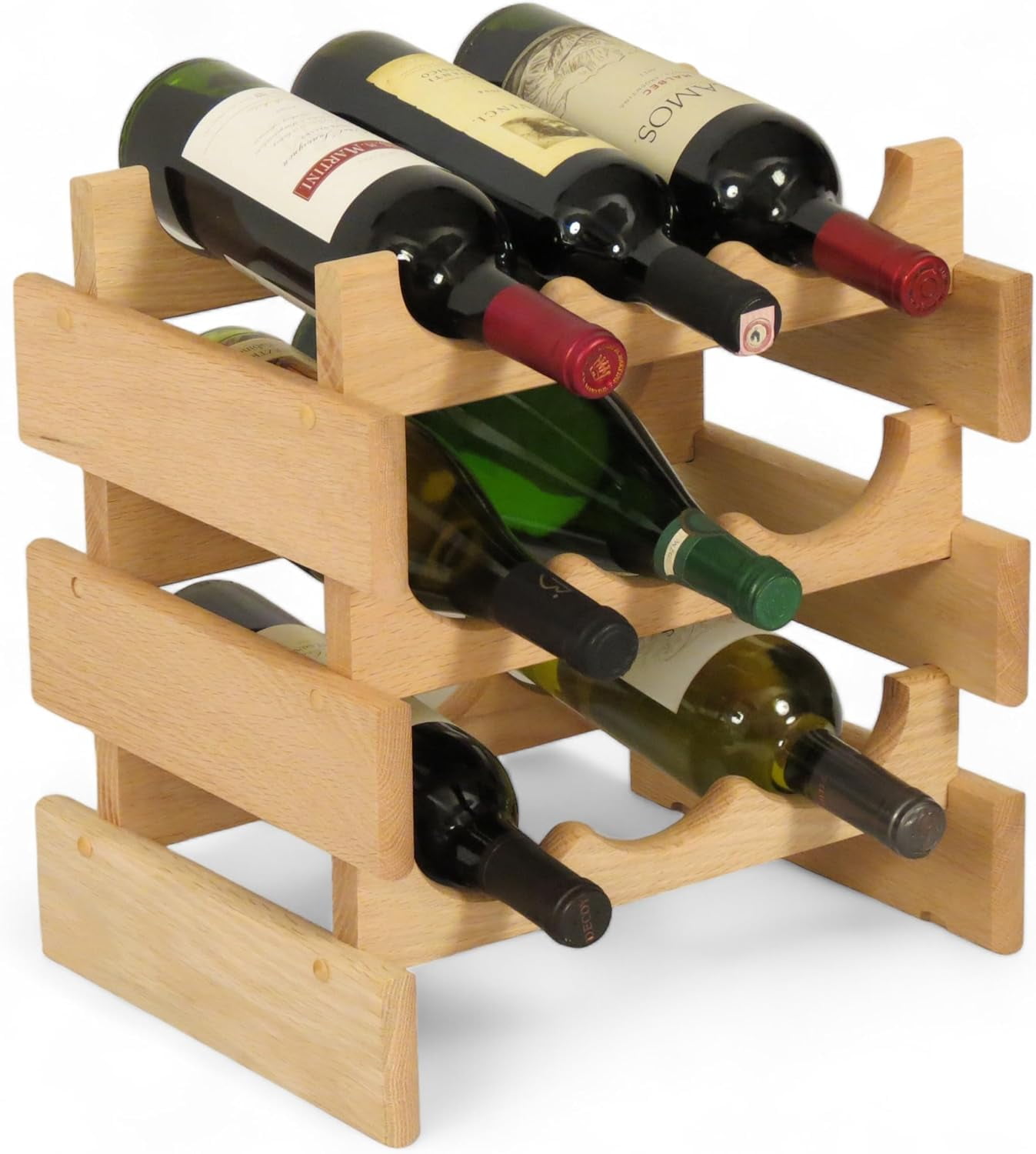 Wooden Mallet 20 Bottle Dakota Wine Rack, Medium Oak - Walmart.com