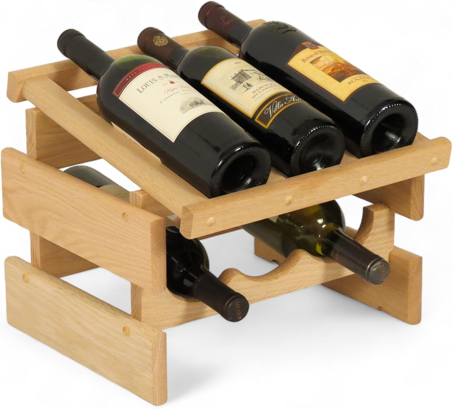 Wooden Mallet 20 Bottle Dakota Wine Rack, Medium Oak - Walmart.com