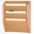 Wooden Mallet 3 Pocket Legal Size File Holder in Light Oak - Legal Size ...