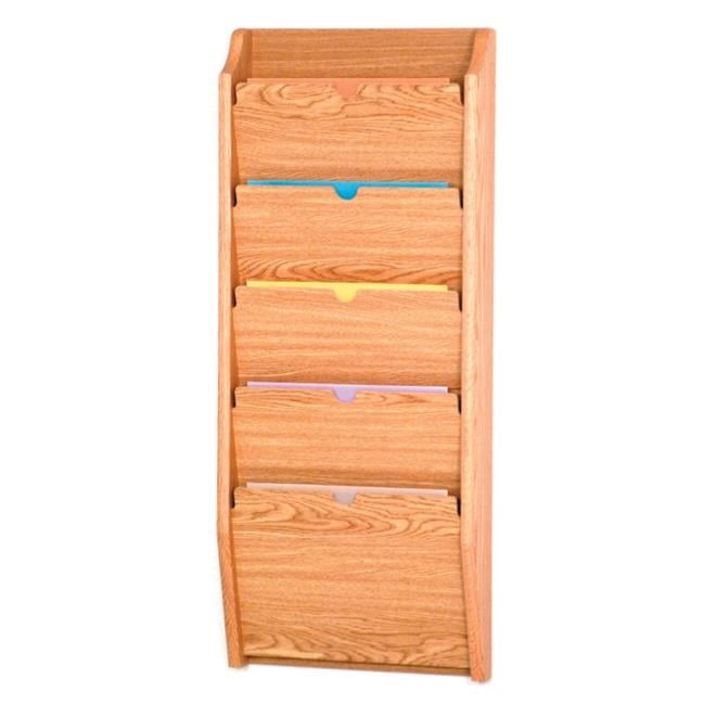 Wooden Mallet PCH36-5BH 5 Pocket Privacy Letter Size Chart Holder ...