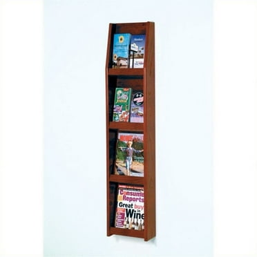 Wooden Mallet Literature Display in 8 Pocket in Light Oak - Walmart.com