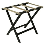 Heavy Duty 30" Extra Wide Luggage Rack - Walnut - Walmart.com