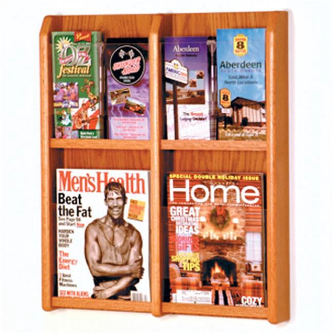 4-Magazine 8-Brochure Wall Display - Walmart Business Supplies
