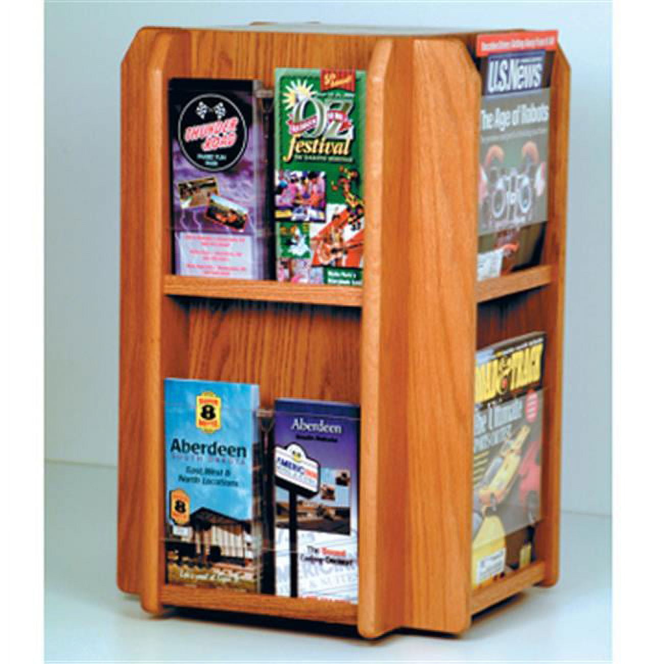 Wooden Mallet Divulge Spinning Counter Display 8 Magazine and 16 ...