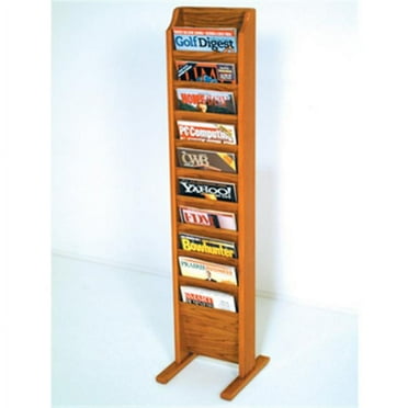 Onyx Mesh Magazine Wall Rack, 10 Pocket - Walmart.com