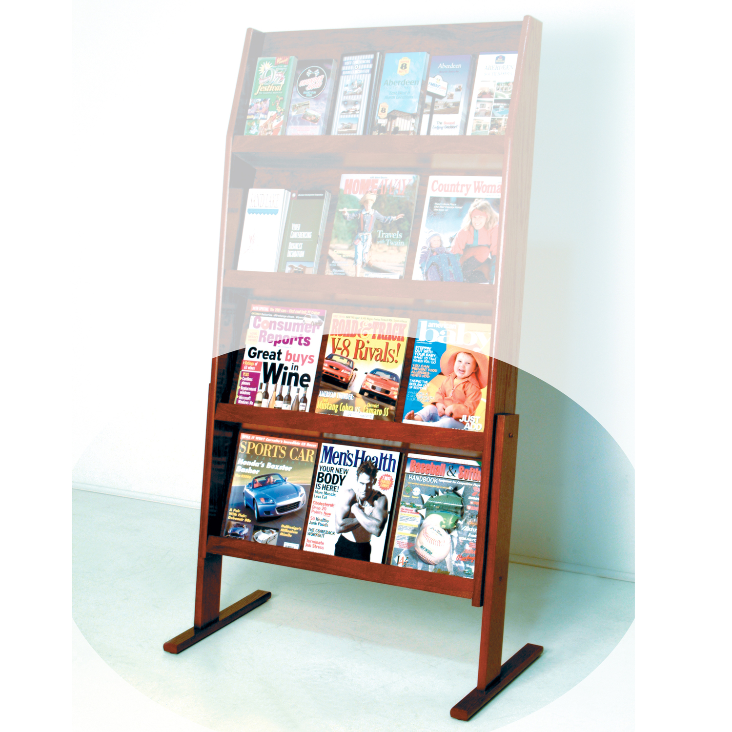 Wooden Mallet LD-FSMH Slope Optional Floor Stand for 4H Slope Displays ...