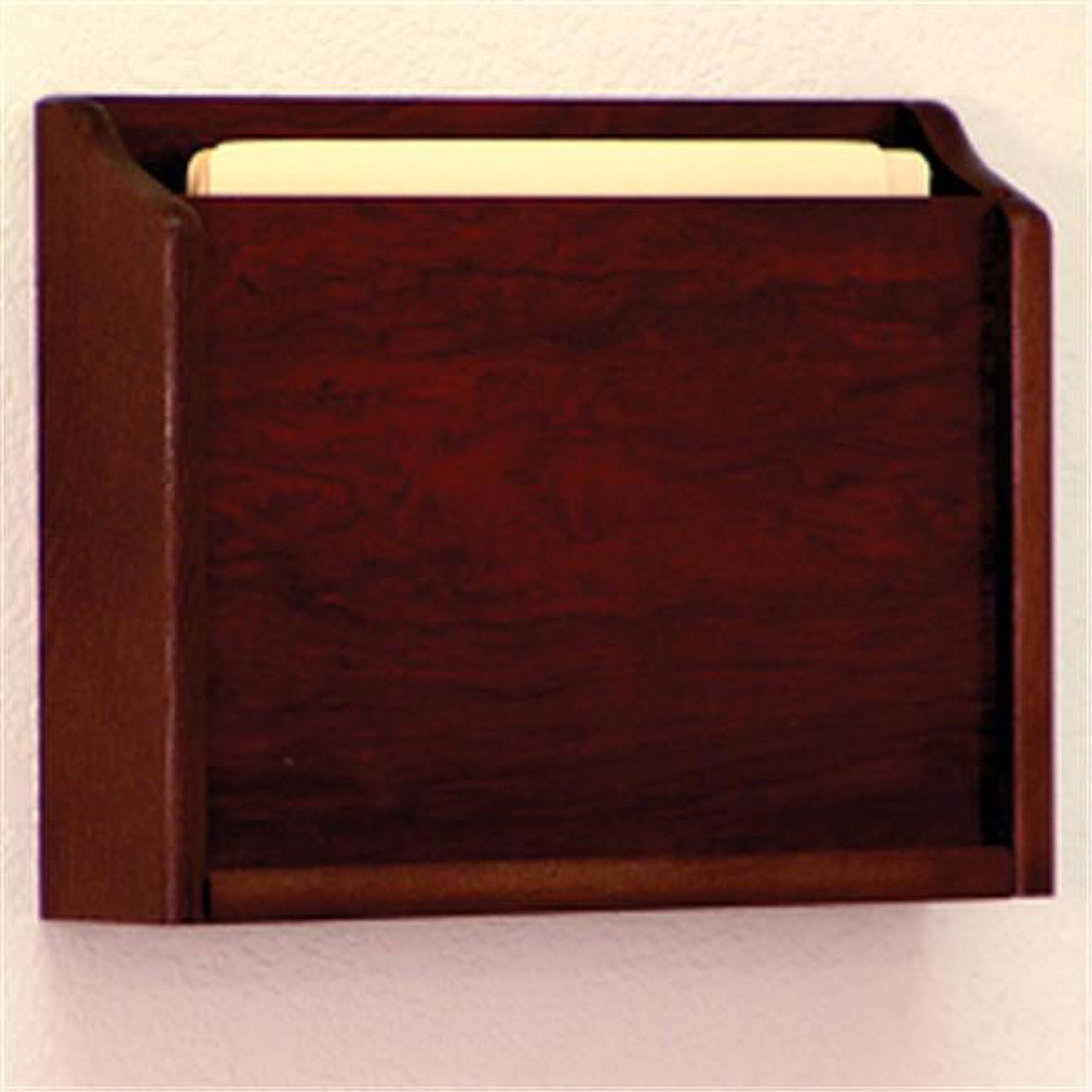Wooden Mallet Single Privacy Letter Size Chart Holder in Mahogany ...