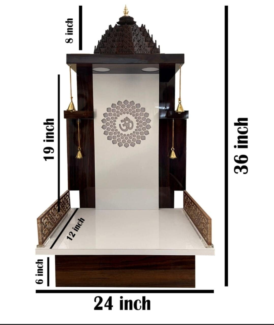 Wooden Mandir for Home|Temple Home|Pooja Mandir |Wall Hanging & Table ...