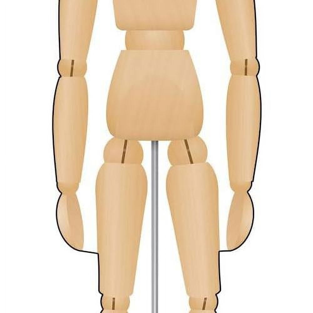 Wooden Mannequin Cardboard Cutout Standup - Walmart.com