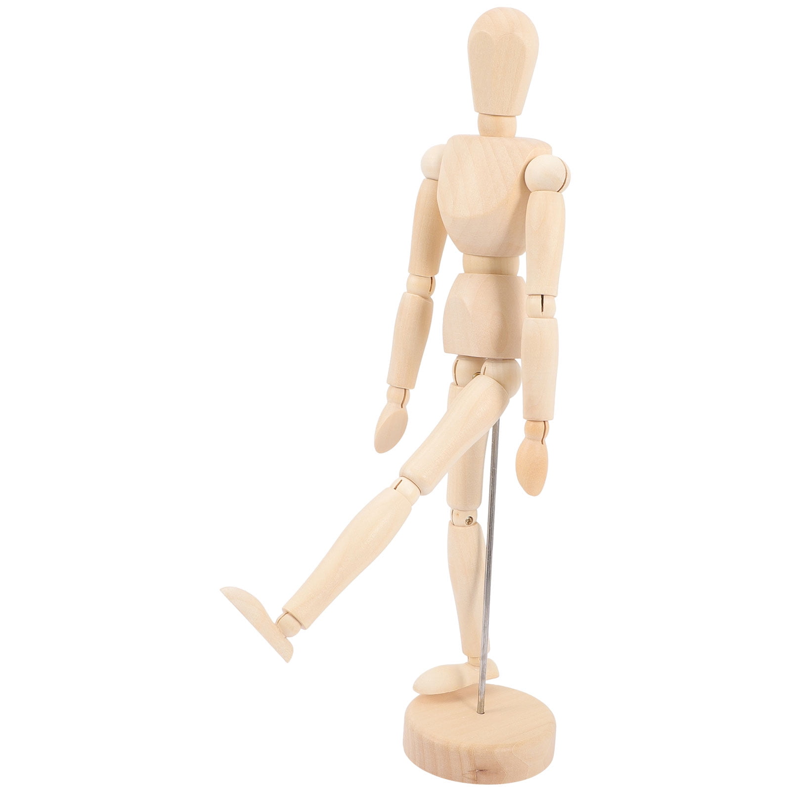 Worgeous 1Set Drawing Mannequin Wooden Figure Khaki Color 33x7x7cm 12 ...