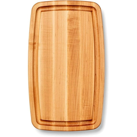 Wooden Maple Cutting Board 12”x12” – 1.75” Thick, 7-lb Reversible ...