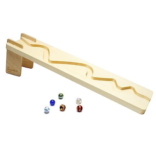Wooden Marble Maze Board - Marble Course - Personalized Wooden Ball Run ...