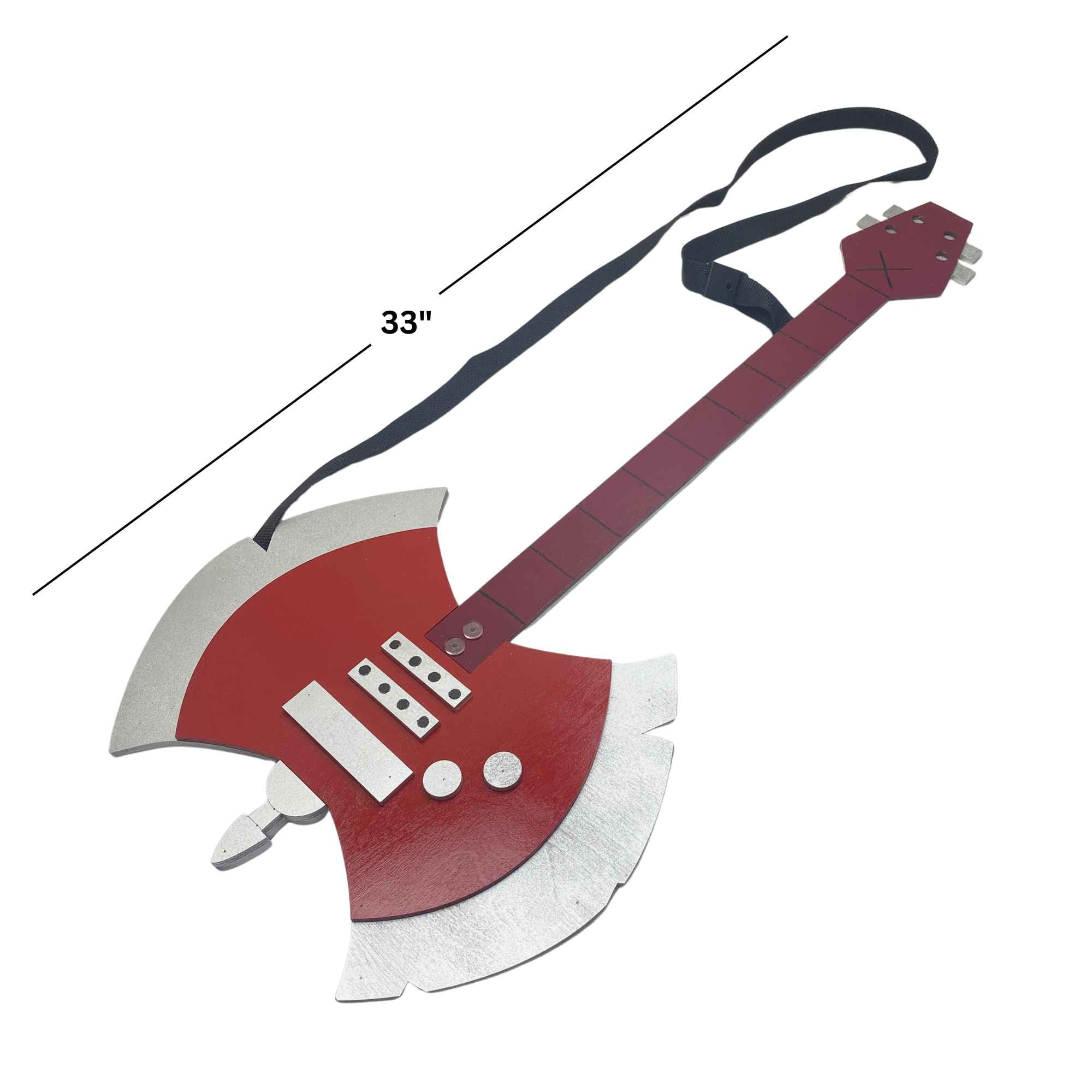 Wooden Marceline Guitar | Adventure Time Cosplay Prop | Halloween ...
