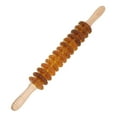 Wooden Massage Roller Reduce Stiffness Improve Circulation 14 Rollers Manual Fascia Roller Stick