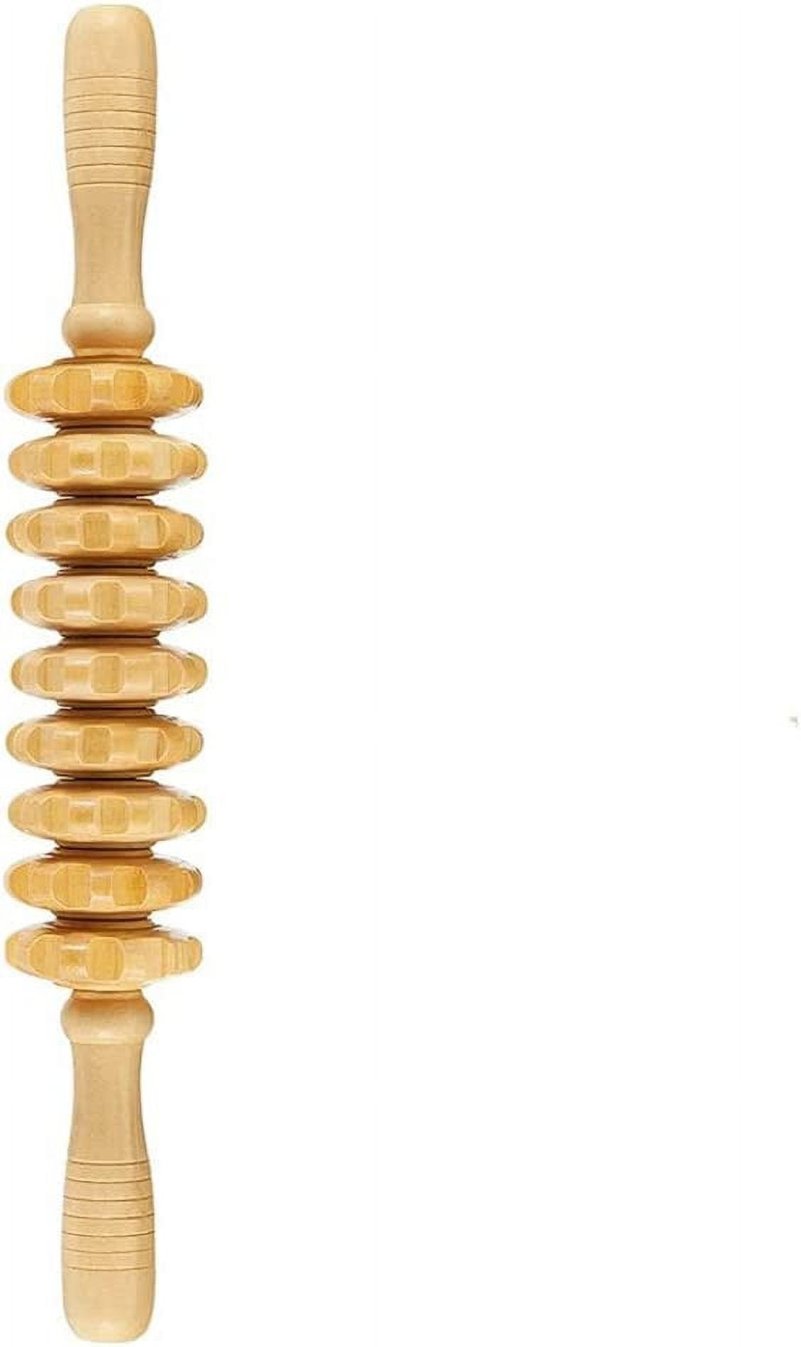 Wooden Massager Stick Roller, Manual WoodenMassage Roller Long 9 ...