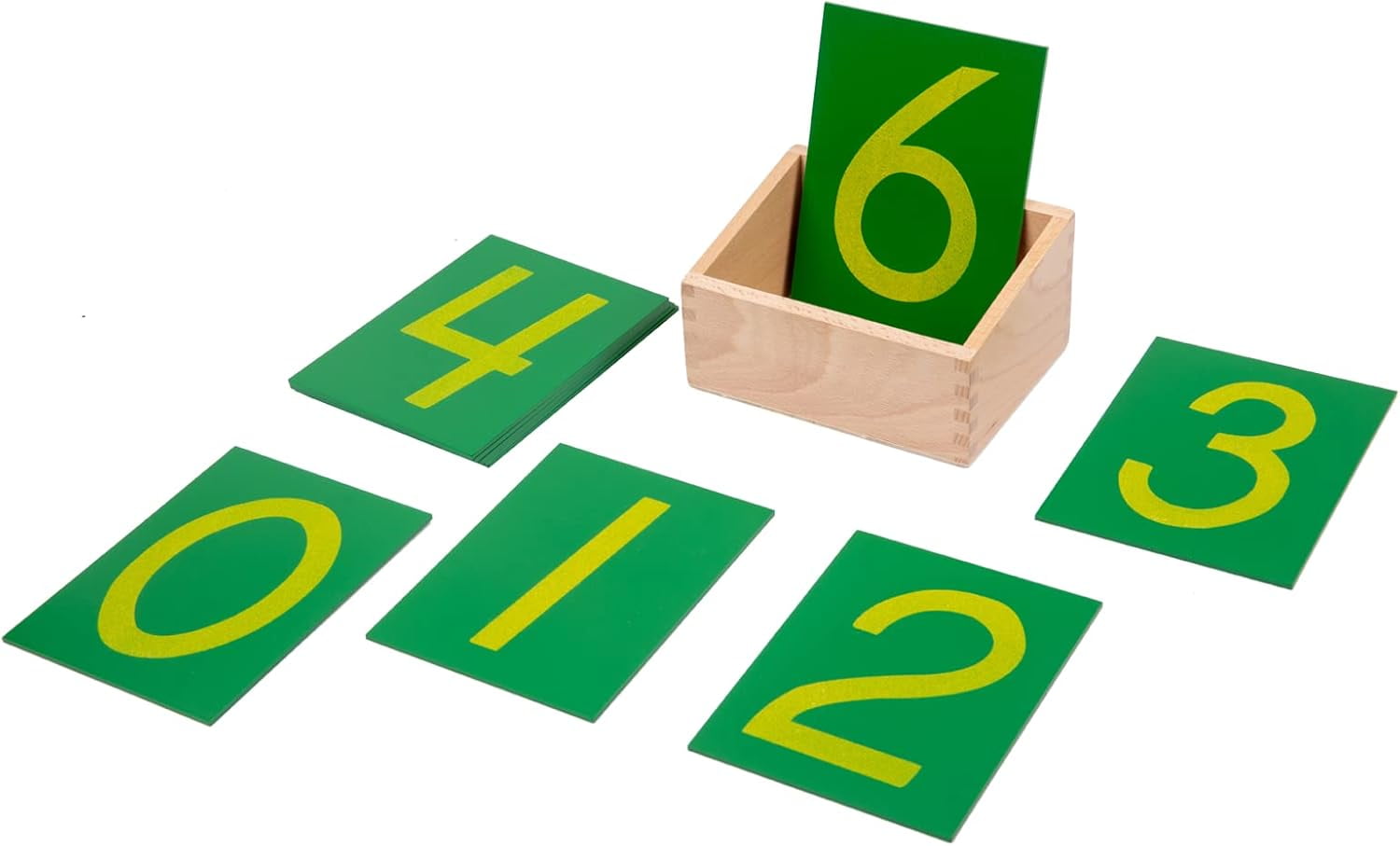 Wooden Math ,Sandpaper Numbers with Box for Toddlers Kids,Early ...