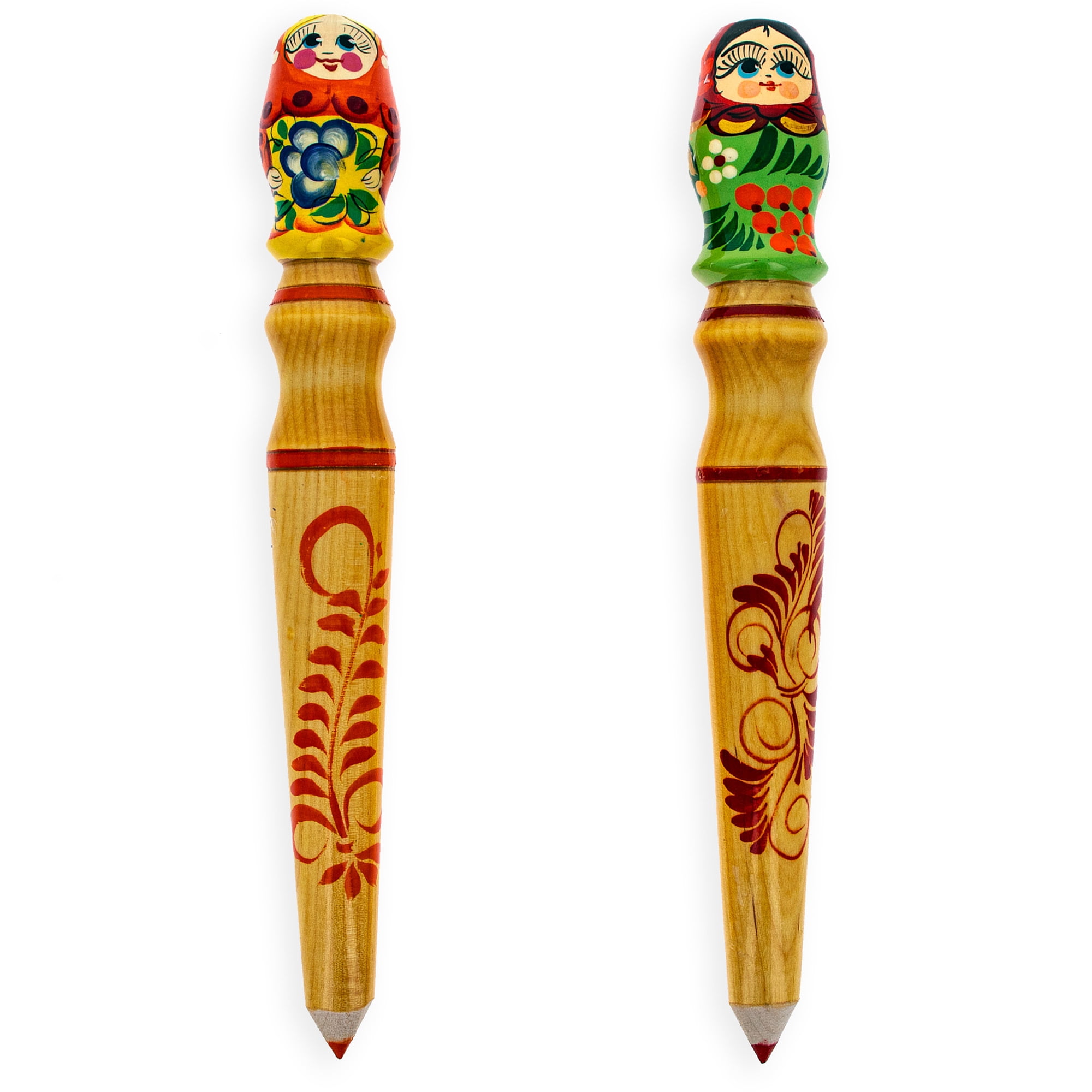 Wooden Matryoshka Doll Pencil (1 Random Design) 11.3 Inches - Walmart.com