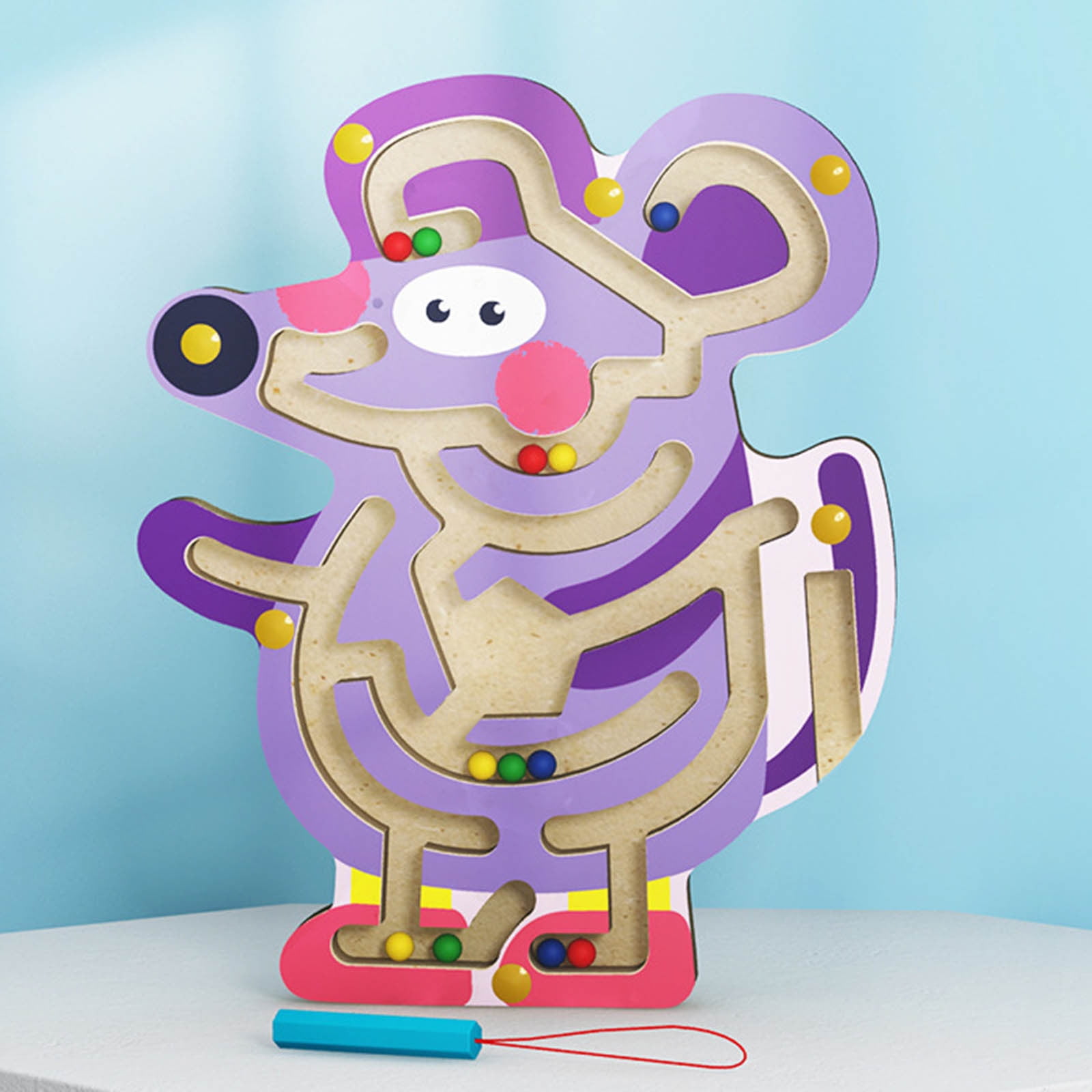 Wooden Maze Toys for Kids Animal Interactive Puzzle Game Board ...