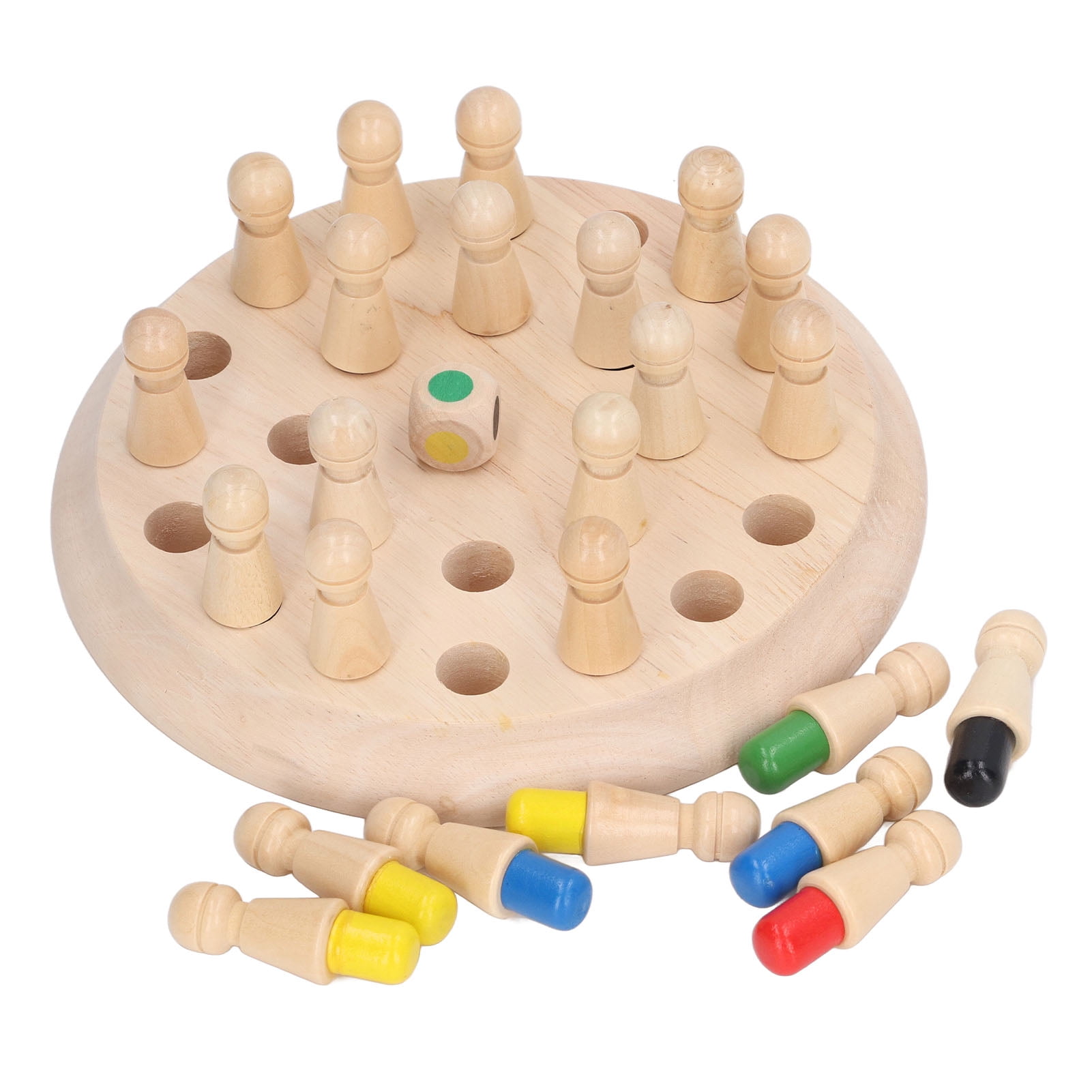 Wooden Memory Chess,Memory Match Stick Chess,Color Memory Chess, Memory ...