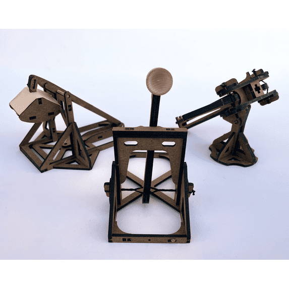 Wooden Mini Medieval Desktop Warfare Model Kits - Walmart.com