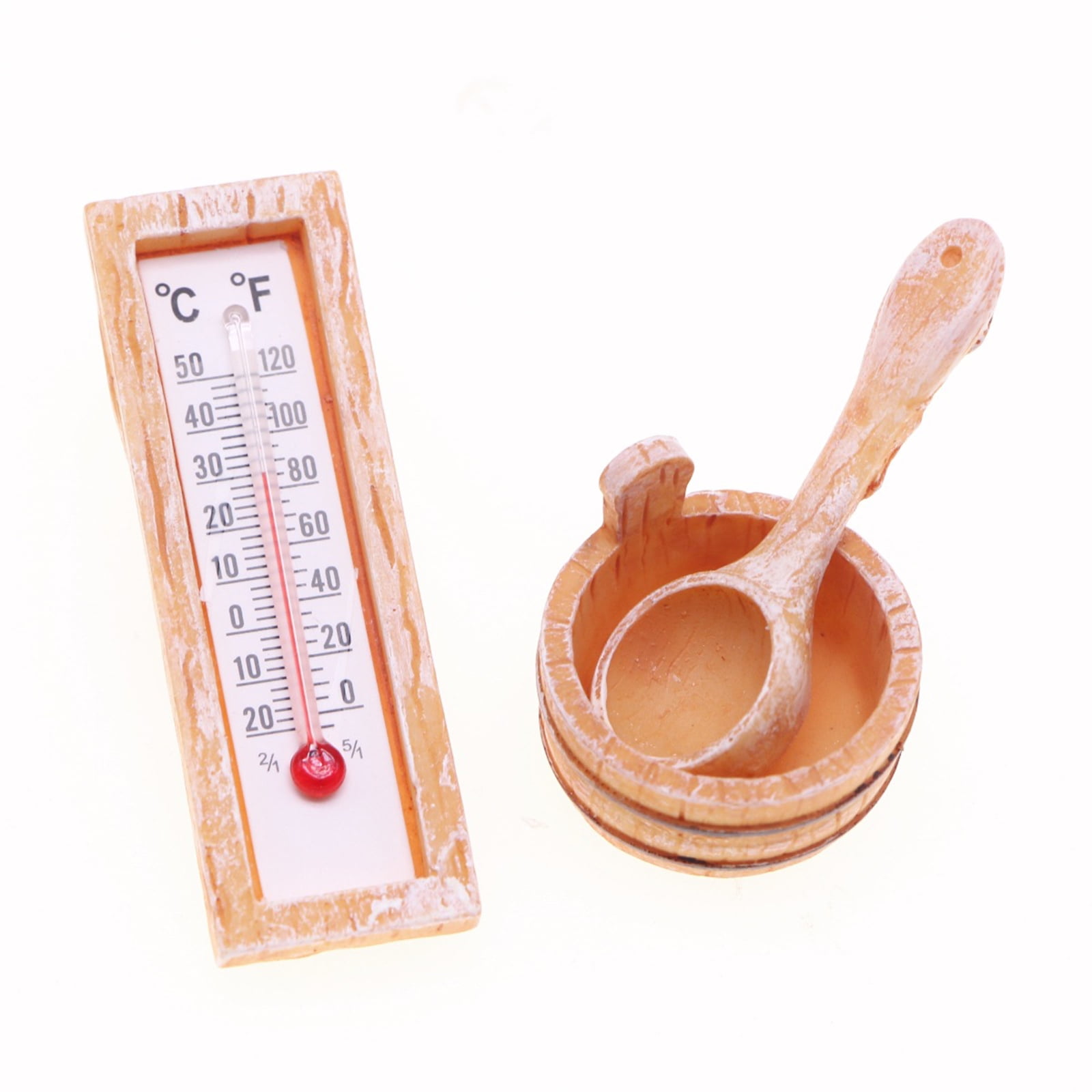 Wooden Miniature Sauna Scene Dollhouses Furniture Accessory With ...
